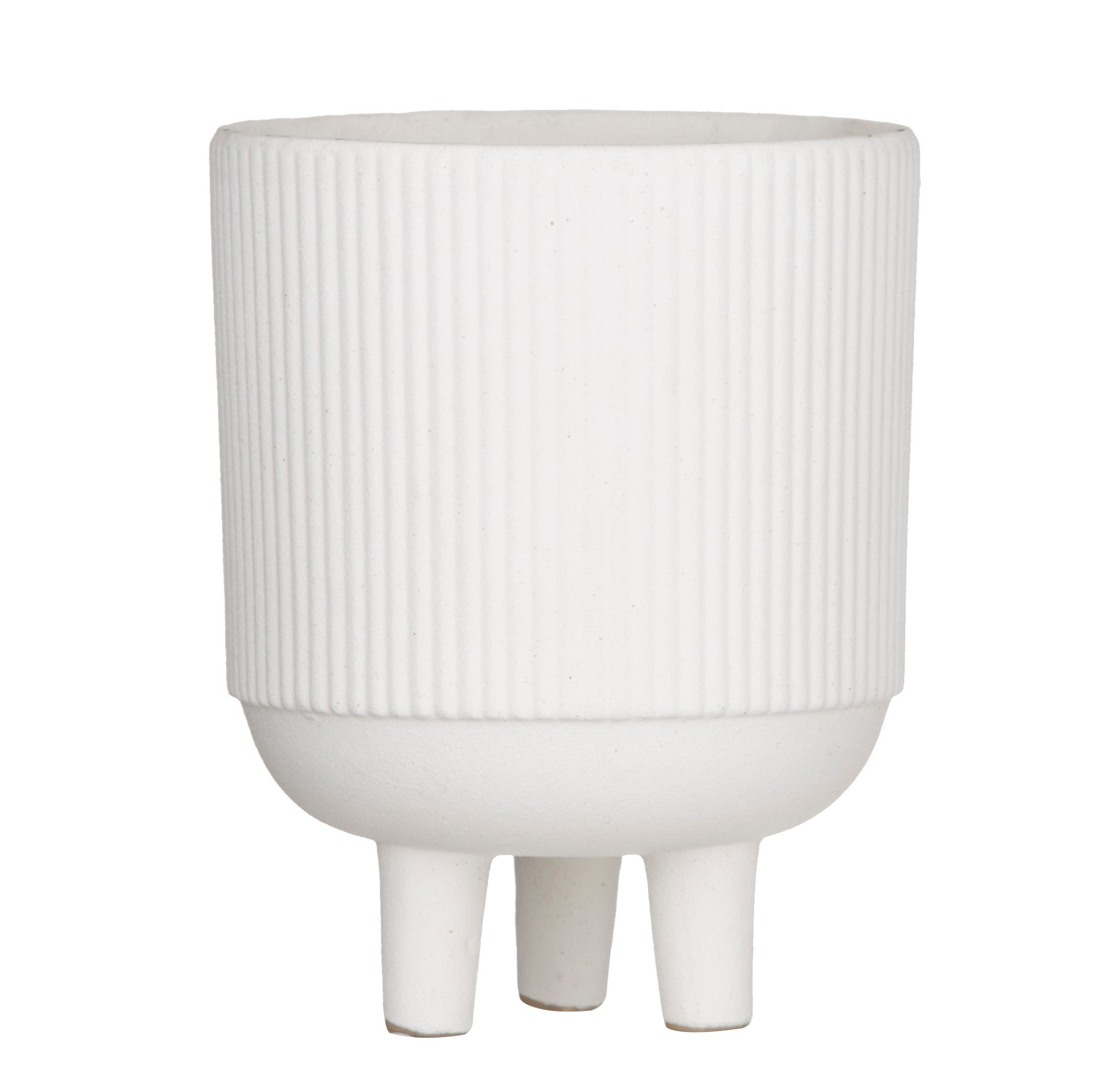 Aidan Pot White 14x18cm | Exotic Botanic