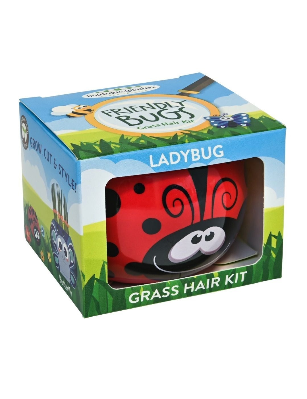 Grass Hair Kit - Friendly Bugs (Ladybug) | Exotic Botanic